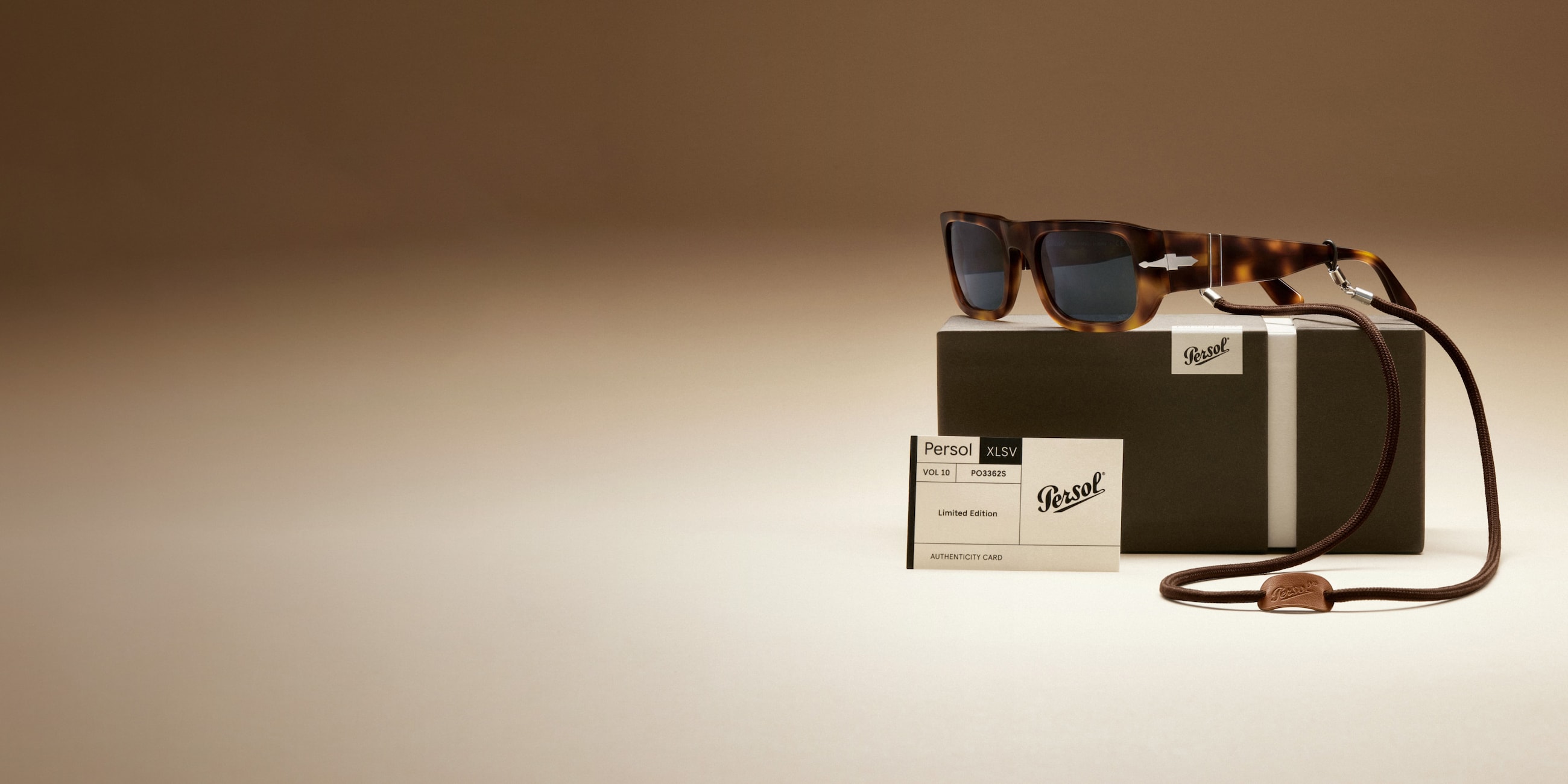 Persol PO3362S - Exclusive Sunglasses in Gradient Brown Tortoise ...